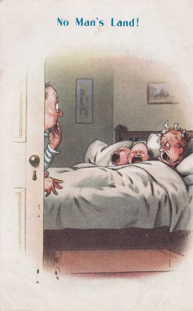 A COMIC HUMOUR funny joke old picture postcard antique england ...