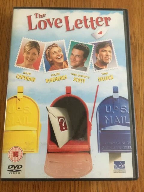 THE LOVE LETTER DVD Drama Comedy Romcom Tom Selleck Ellen DeGeneres ...
