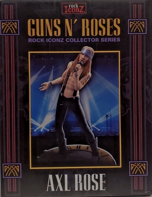 ROCK ICONZ STATUE Guns N' Roses Axl Rose Statue Limited 3000 Knucklebonz Rare $551.02 - PicClick CA