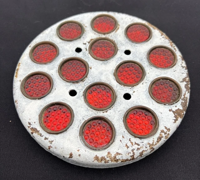 REFLECTIVE VINTAGE NEARSIDE Road Safety Verge Post Marker Delineator ...