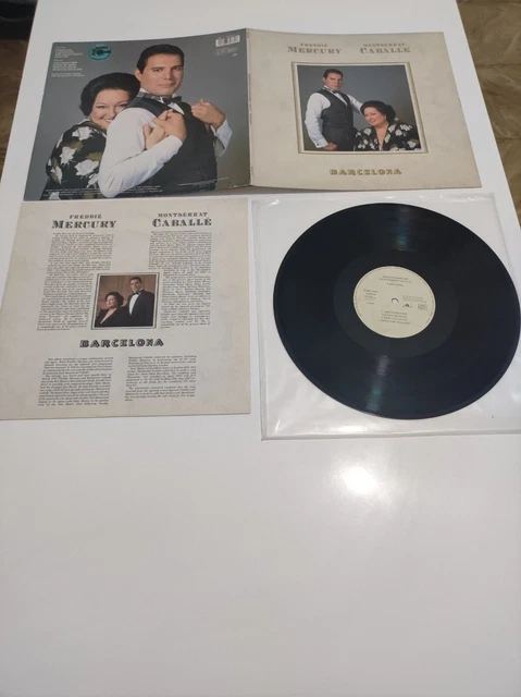 FREDDIE MERCURY MONTSERRAT Caballé Barcelona EX-EX Spain 1988 Lp disco vinilo EUR 59,99 ...