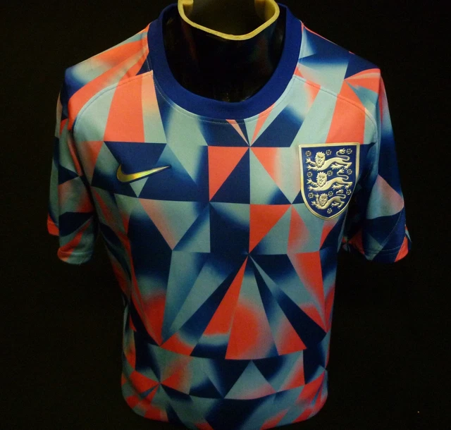 ENGLAND FOOTBALL SHIRT Lionesses Euros 2022 Nike Pre Match Warm Up Size ... ENGLAND FOOTBALL SHIRT Lionesses Euros 2022 Nike Pre Match Warm Up Size ...