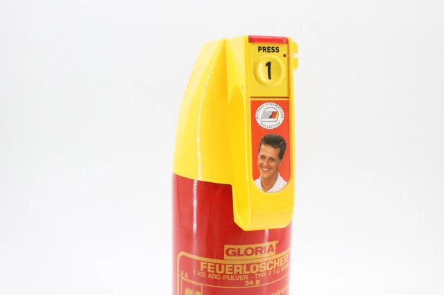 ORIGINAL MICHAEL SCHUMACHER Gloria fire extinguisher Formula 1 ...