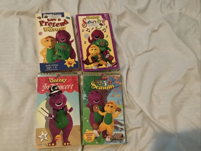 BARNEY VHS LOT 4 EUR 4,96 - PicClick FR