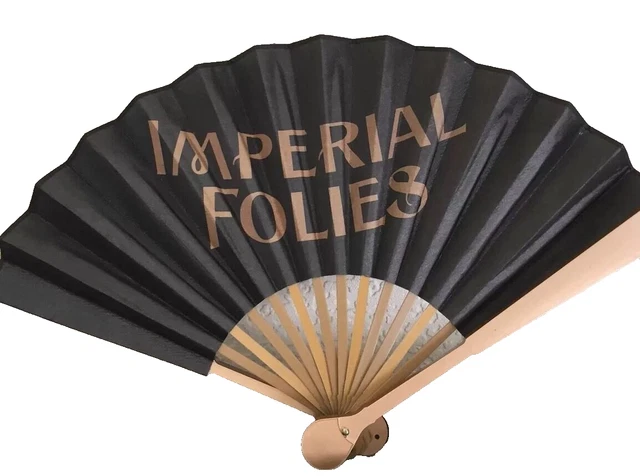 IMPERIAL FOLIES HAND Fan By Moet Chandon Brand New 46 Cms When Open ...