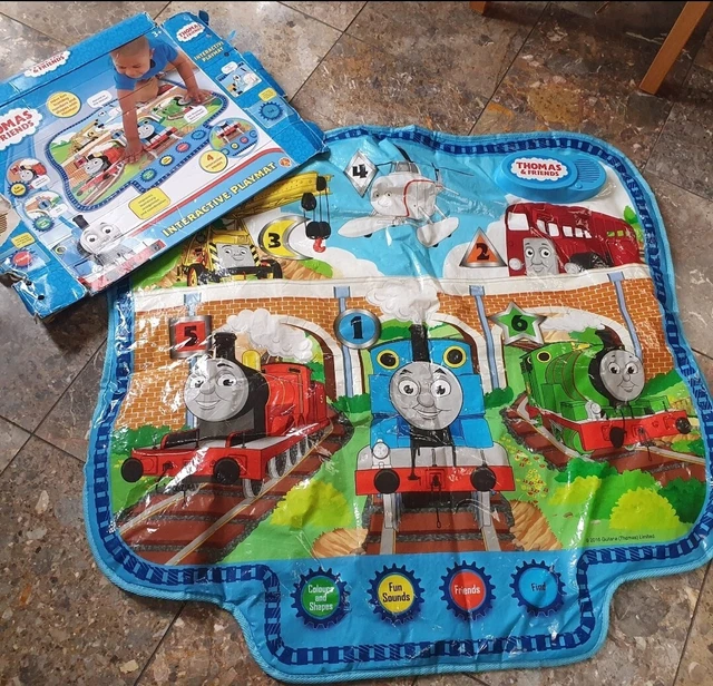 THOMAS THE TANK Engine & Friends Interactive Playmat Shapes Sounds ...