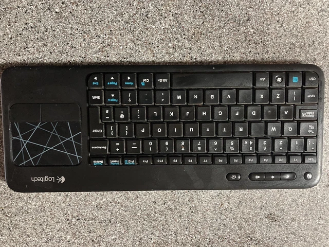 LOGITECH WIRELESS KEYBOARD K400R & USB Dongle Used £10.00 - PicClick UK