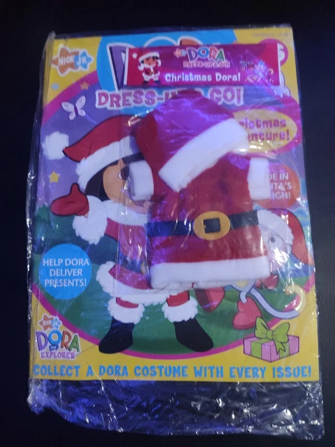DORA THE EXPLORER Comic With Dress Up Santa Doll Costume New! £1.50 ...
