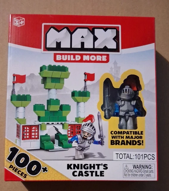 MAX BUILD MORE Construction Bricks Toy by Zuru Knight’s Castle £4.90 ...