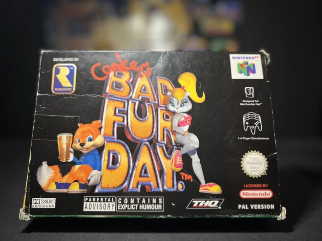 NINTENDO 64 || Conkers Bad Fur Day In Ovp || N64 || Rareware || Modul ...