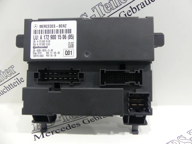 MERCEDES SLK R172 W172 control unit canopy control unit various roof ...