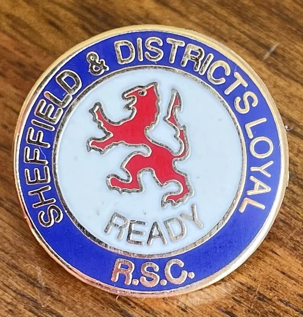 RANGERS FC BADGE Sheffield & District Supporters Club Football Badge ...