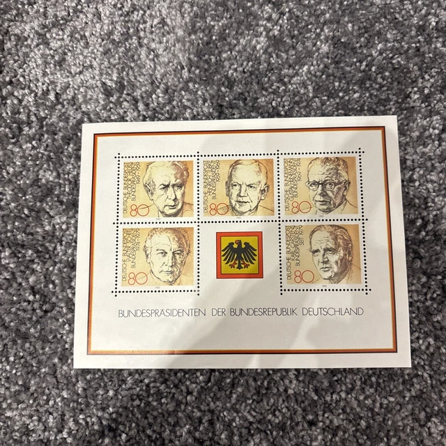 BRIEFMARKEN BUNDESPRÄSIDENTEN DER BRD Ungestempelt dM EUR 1,00 ...