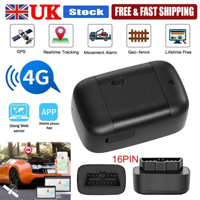 4G OBDII REALTIME GPS Tracker Locator Vehicle Car OBD2 Mini Tracking ...