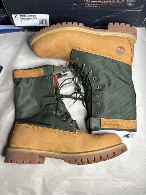 MEN'S TIMBERLAND 6 In. Premium Gaiter Boot Wheat/Green (TB0A1QY8 231 ...