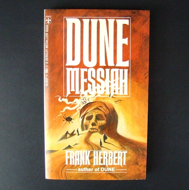 DUNE MESSIAH BY Frank Herbert 1970 Berkley Sci-Fi Fantasy Novel Rare ...
