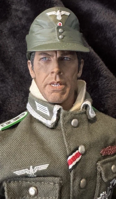 NEW VINTAGE BOXED Did 1/6 WW2 custom James Coburn German x2 heads UK ...
