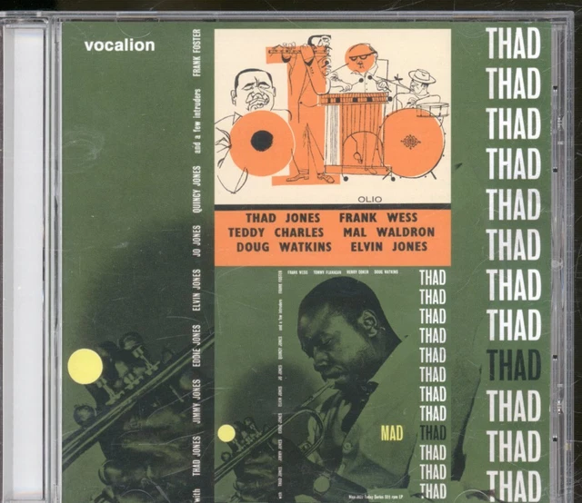 THAD JONES AND His Ensemble Mad Thad & Olio CD Austria Vocalion 2009 2 ...