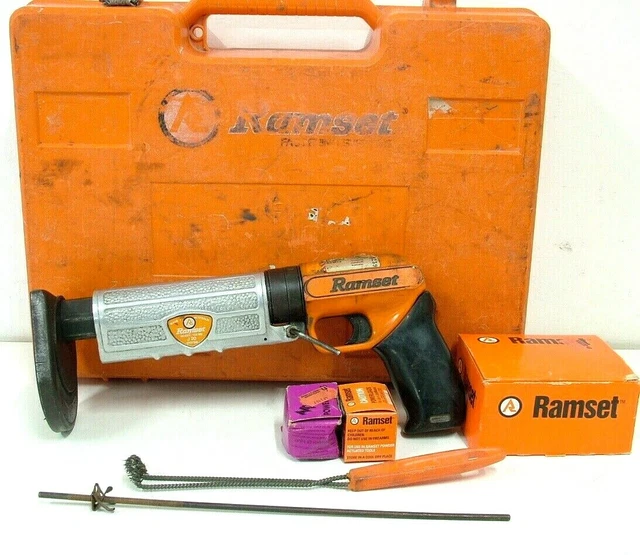 RAMSET J20 POWDER Actuated Fastening Hammer Nail Gun + Case - 122MD ...