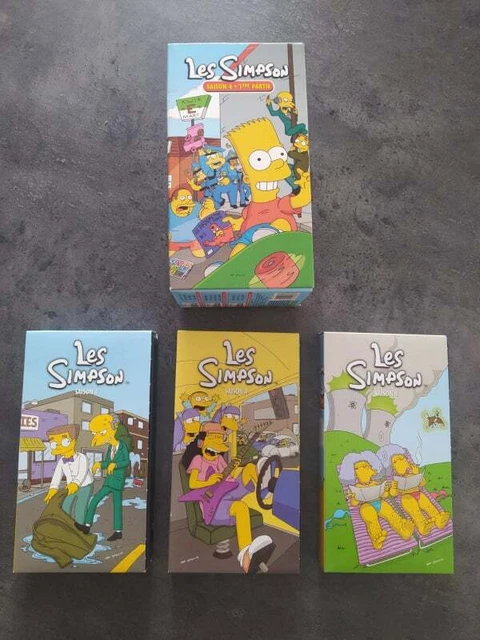 THE SIMPSONS VHS Complete Box Set Season 4 Episode 1 - 11 Part I TBE £ ...