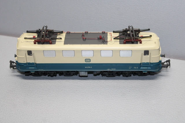 MÄRKLIN 3034 LOCOMOTORA Eléctrica Serie 141 278-2 DB Azul/Beige Escala ...
