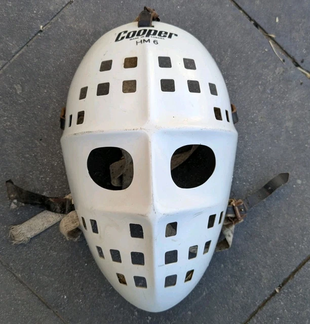 COOPER HM 6 Sr. Hockey Goalie Mask Vintage Friday the 13th Mad Max NBA ...