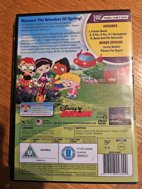 DISNEYS LITTLE EINSTEINS Oh Yes It's Springtime Dvd Kids Disney £42.74 ...