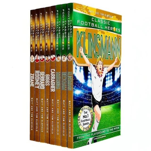 CLASSIC FOOTBALL HEROES Series 8 Books Collection Set by Matt, Tom ...