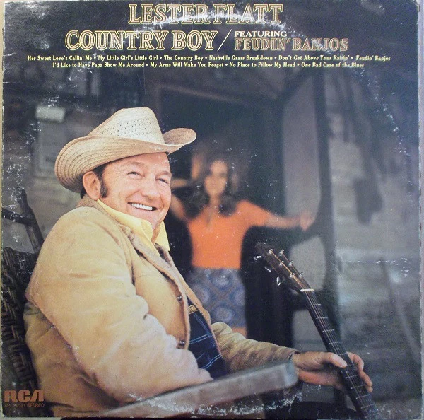 LESTER FLATT - Country Boy Featuring Feudin' Banjos - Used Vinyl Recor ...