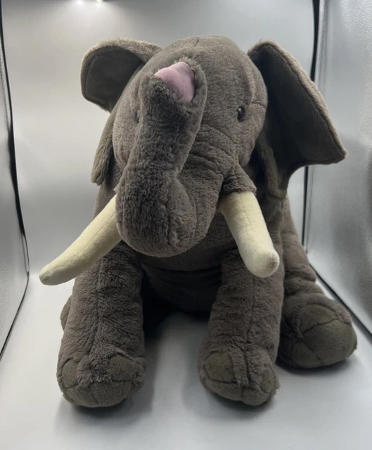 WILD REPUBLIC JUMBO Elephant Giant Plush Soft Toy Approx 70cm Bedroom ...