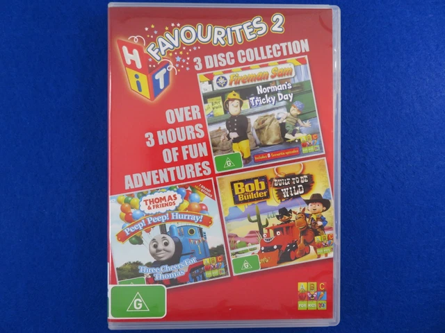 HIT FAVOURITES 2-FIREMAN Sam/Thomas And Friends/Bob The Builder - DVD ...