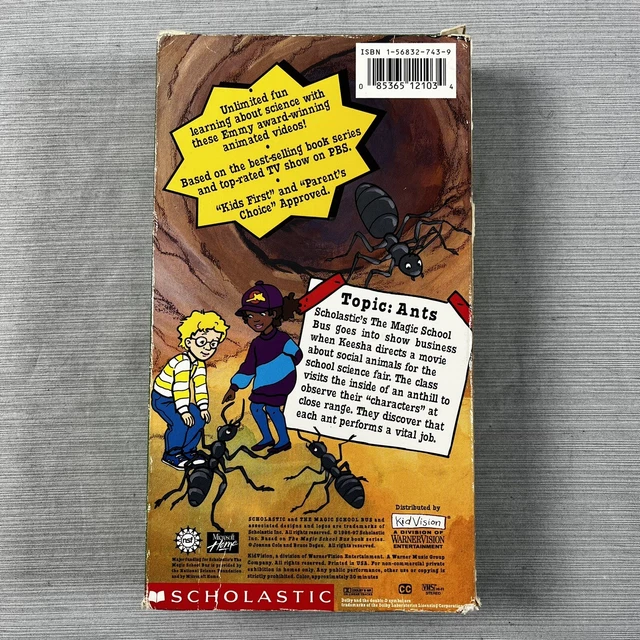 THE MAGIC SCHOOL Bus Gets Ants in its Pants VHS Lot Gets Lost In Space ...