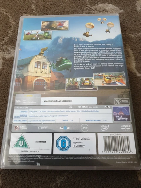 DISNEYS PLANES 2 Fire And Rescue Dvd Disney Kids $11.99 - PicClick AU