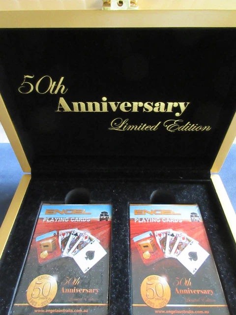 ENGEL PLAYING CARDS Australia 50Th Anniversary Limited Edition In Case ...