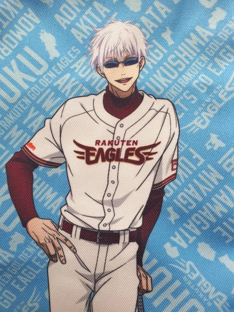RARE JUJUTSU KAISEN x Rakuten Eagles Gojo Satoru small pouch bag Made ...