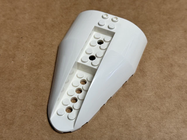 LEGO PARTS - White Aircraft Section Curved Top 8 x 12 Holes - No 67245 ...