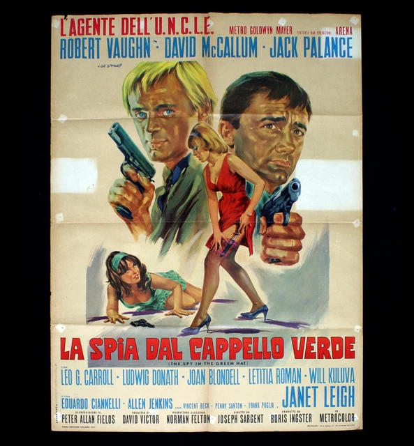 LA SPIA DAL CAPPELLO VERDE manifesto poster Janet Leigh Spy in the ...