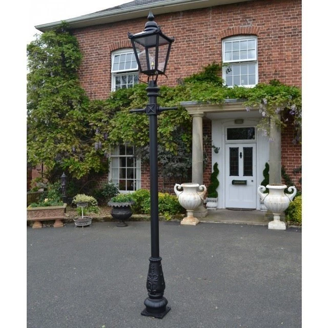 CAST IRON VICTORIAN Lamp Post Set in Black in 7 Different Sizes £1,439. ...