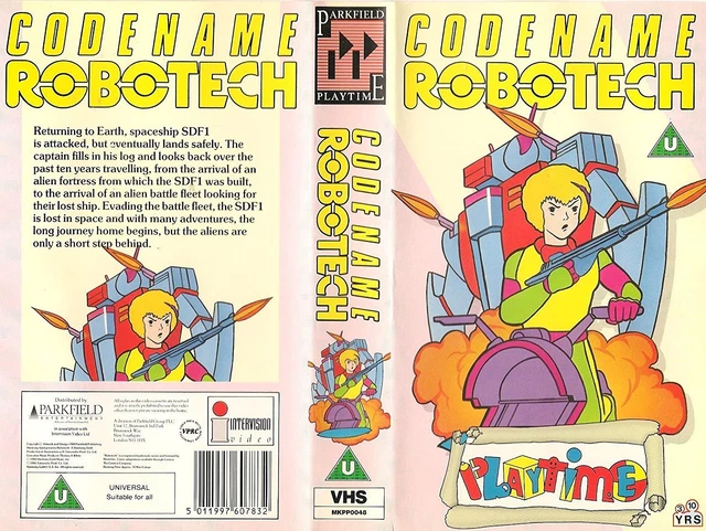RARE CODENAME ROBOTECH Classic 80's Anime Cartoon Series Pilot VHS ...