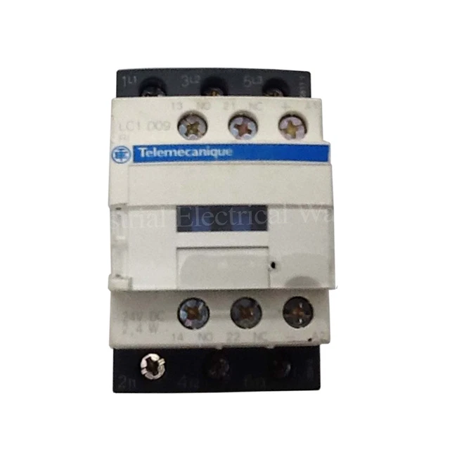 SCHNEIDER ELECTRIC / Telemecanique Contactor 3 Pole 400V 9A 24VDC ...