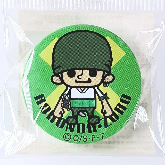 RORONOA ZORO ONE Piece × Panson Works può badge giapponese dal Giappone ...