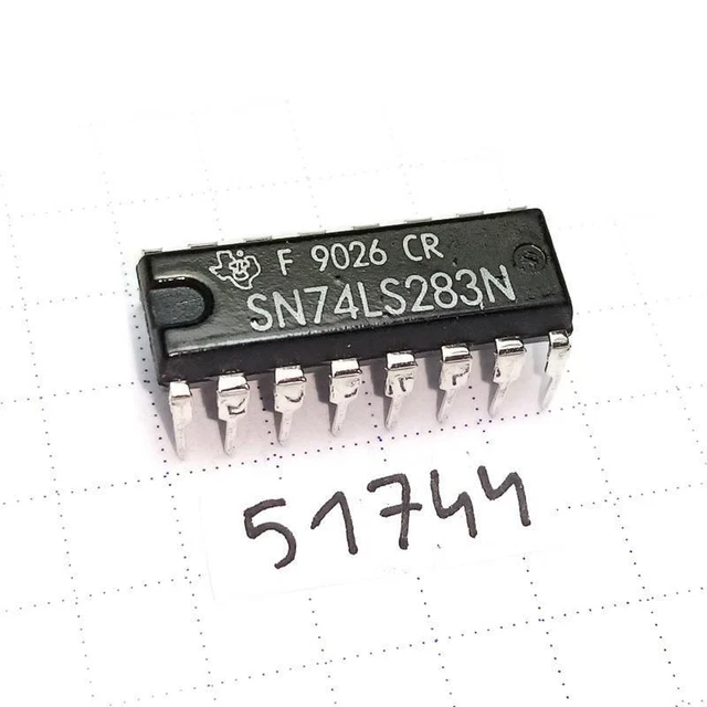 IC 74LS283 4-BIT Binary Full Adders Fast Carry Texas SN74LS283N DIP16 x5pcs £4.01 - PicClick UK