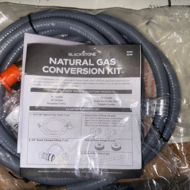 BLACKSTONE NATURAL GAS Conversion Kit $5.00 - PicClick