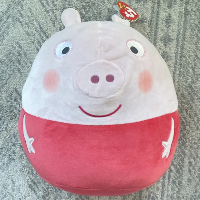TY PEPPA PIG 14" Squish-A-Boo: The Perfect Plush for Peppa Fans! Soft ...