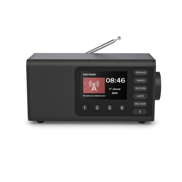 HAMA DIGITALRADIO &DR1001&, FM/DAB/DAB+/Bluetooth® RX, Radiowecker ...