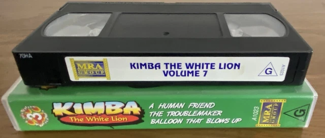 KIMBA VHS THE White Lion Volume 7 - 1993 MRA A1023 Video Tape Tested ...
