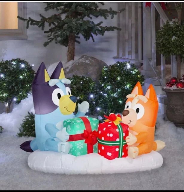 BLUEY AND BINGO Airblown Inflatable Christmas 2024 £137.26 - PicClick UK