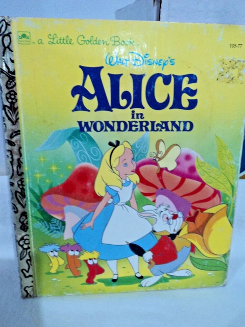 WALT DISNEY'S Alice In Wonderland" Little Golden Book, 1991 £3.72 ...