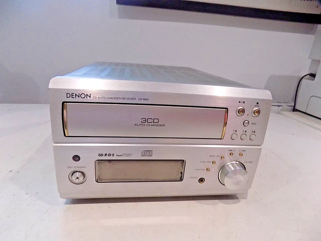 DENON UD-M50 CD Auto Changer Receiver Silver FAULTY Sold as SPARES ...