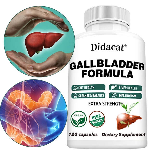 GALLBLADDER FORMULA EXTRA Strength Support Balance Gut Health,Cleans ...